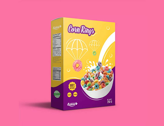 Cereal Boxes - Eco Custom Packaging - Free Shipping - Bulk Quantity